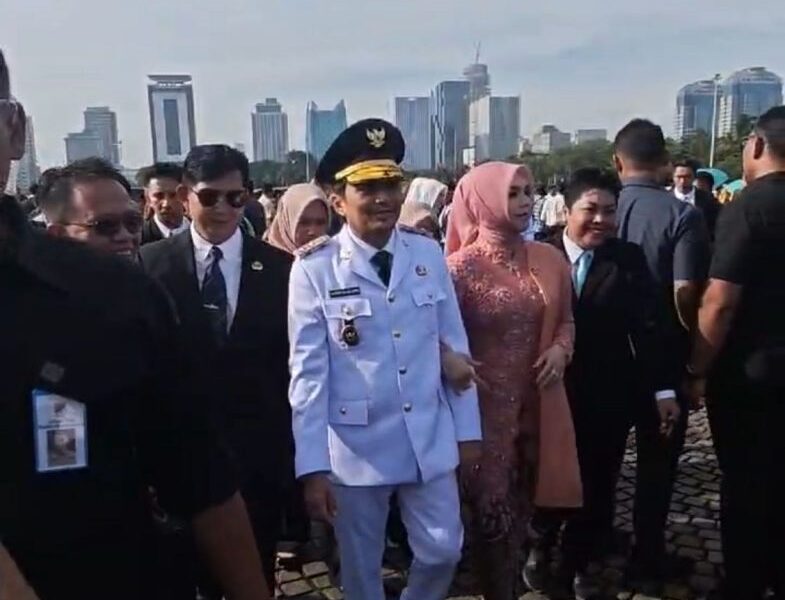 Tiba di Monas, H. Muhidin dan Hasnuryadi Persiapan Pelantikan Gubernur dan Wakil Gubernur ...